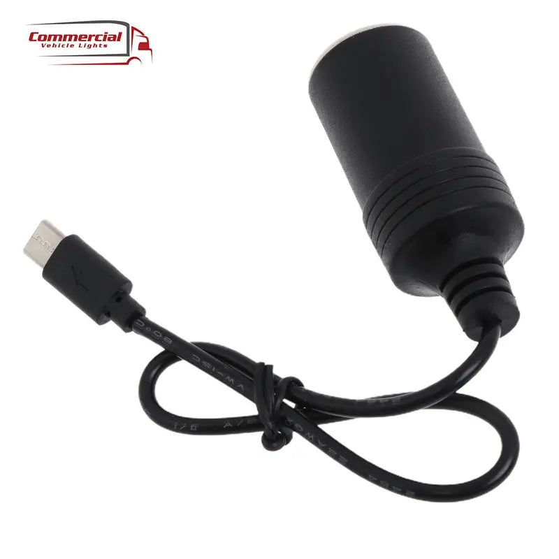 USB C Type C to Cigarette Lighter Adapter 12v in 12v Out - In Your – In ...